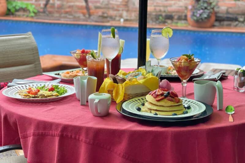 Ajijic Breakfast at Casa del Sol in Ajijic Mexico