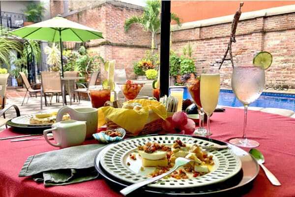 Ajijic Breakfast at Casa del Sol in Ajijic Mexico